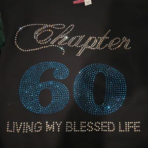 Chapter 50 Rhinestone Birthday Shirt, Bling Shirt, 50th Birthday Shirt ...