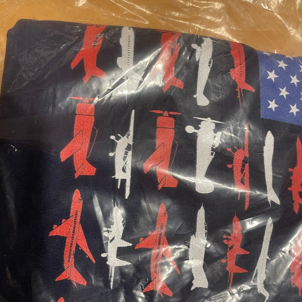 Pilot Airplane American Flag Vintage T-shirt, Aviation Shirts, Flying ...