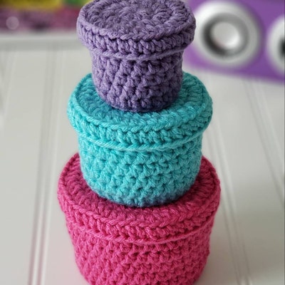 Crochet Pattern Crochet Boxes pattern No. 022 INSTANT DIGITAL DOWNLOAD ...