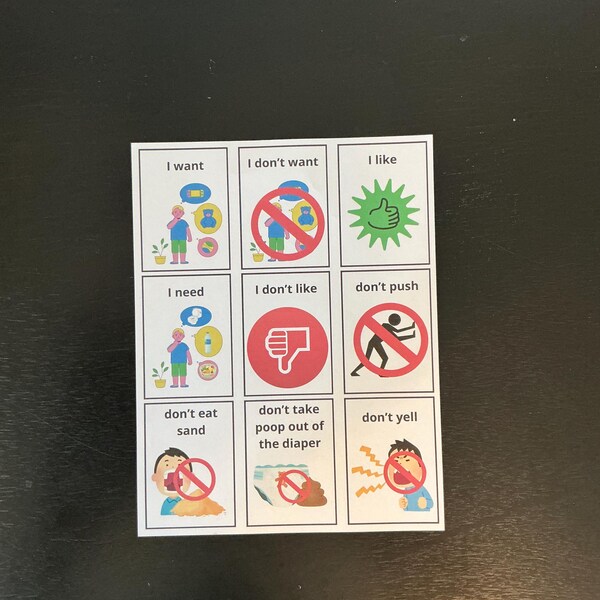 School Printable Pecs Communication Cards, Autism Communication ...