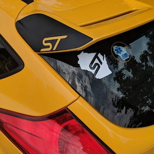 Ford Focus ST Wing Decals Vinyl Overlays Customizable - Etsy