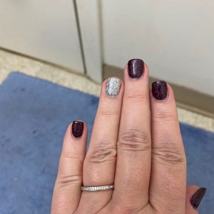 Merlot Dip Powder, Dip Nail Powder, Dip Powder for Nails, Glitter Dip ...