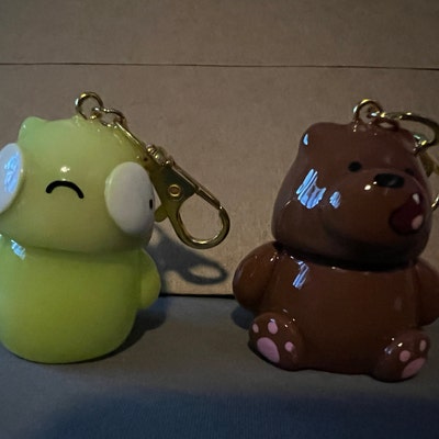 Kuchi Kopi Stash Keychain Polymer Clay Stash Jar Cute Keychain - Etsy
