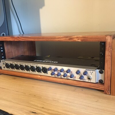 3U Studio Rack 12 Depth Solid Wood Customizable - Etsy