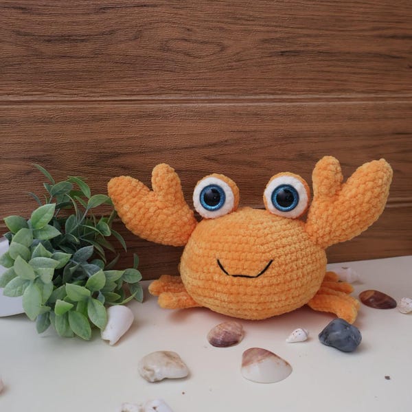 Pattern PDF. Crochet Crab. Amigurumi Crab. Crab Plush Pattern. DIY ...
