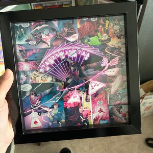 Spiderman Spiderverse Comic Book Cover 3D Shadow Box Decor - Etsy