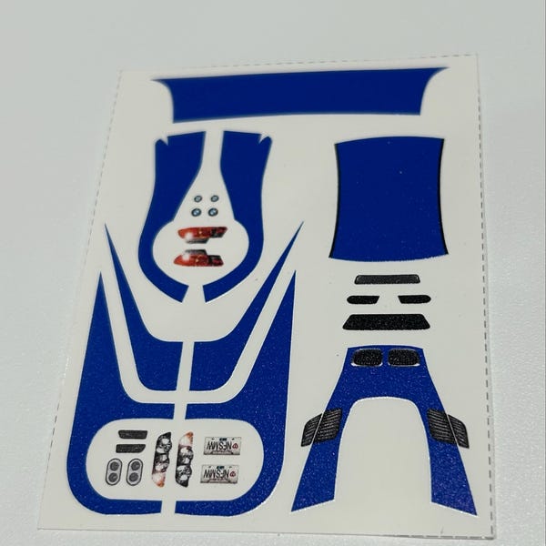 Dukes of Hazzard - General Lee Dodge Charger White Toner Waterslide ...