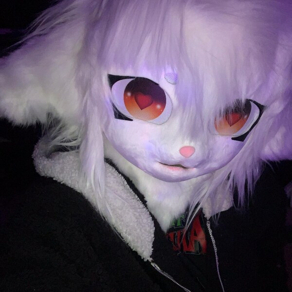 White Sheep Mask King Cat Mask Furry Cosplay Mask Head , Beast Head ...