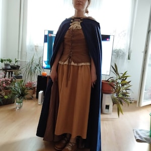 Hooded Monk Robe Medieval Robe Cultist Costume Priest Habit Ritual ...