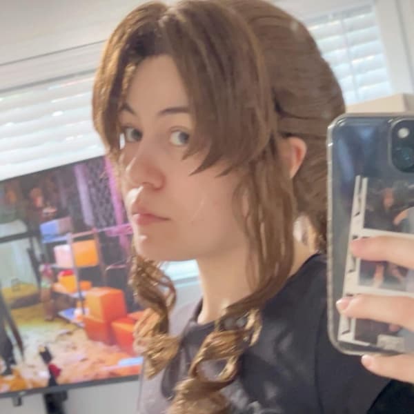 Black Elven Lacefront Fantasy Wig - Etsy