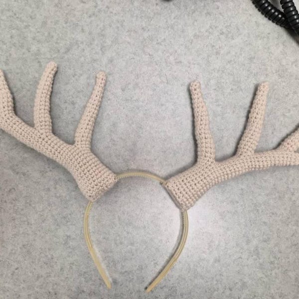 Wearable Antlers Set 4 Crochet Pattern by Crafty Intentions ...
