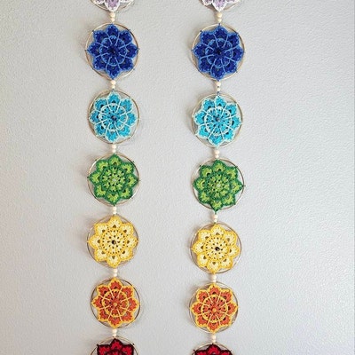 Mandala Crochet PATTERN, CHAKRA FLOWER Mandala, Chakra Flower to Create ...