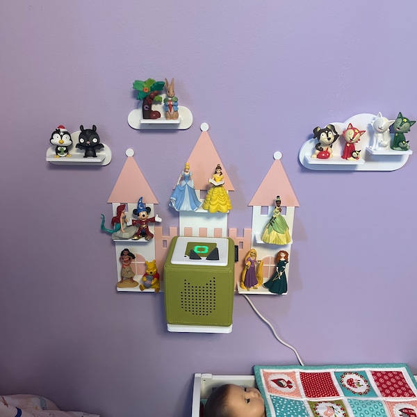 Tonie Wall Shelf Castle Purple Toniebox Tonie Shelf Tonies Music Box - Etsy