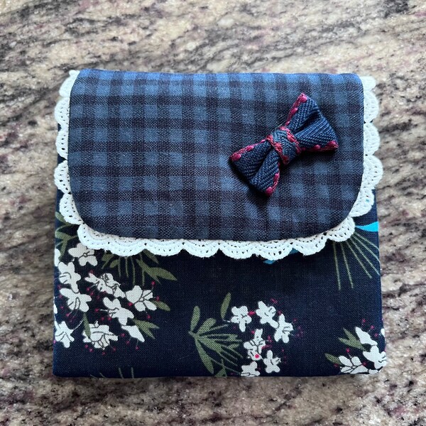 Pouch, Period Pouch, Sanitary Pad Pouch, Period Bag, Flower Pouch, Pad ...