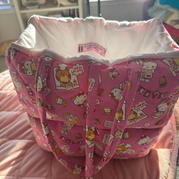 Bubble Tote Bag Sewing Pattern, Step-by-step Instructions With Diagrams ...