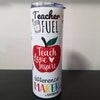 Teacher 20 Oz Skinny Tumbler Bundle, Teacher Life Back to School ...