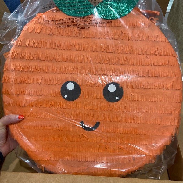 Handmade Orange Pinata - Etsy