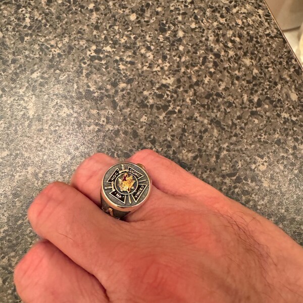 Past Master Ring Signet Ring Masonic Freemason Jewelry Master Mason ...