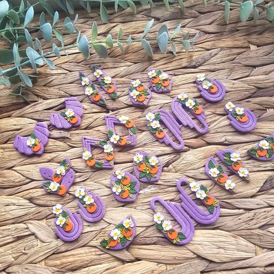 Orchid Flower 3 Part Clay Cutter / Polymer Clay Tools / Jewellery Tools ...