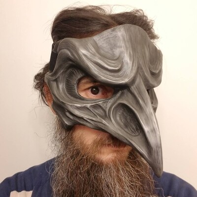 Fantasy Alchemist Mask, Old Man Mask - Etsy