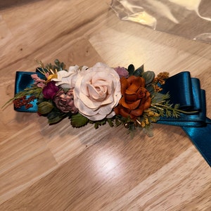 Flower Sash, Wedding Sash, Custom Sash, Sash's, Sashes for Dresses ...