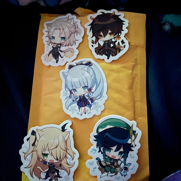 Genshin Impact Stickers IN STOCK - Etsy