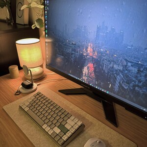 Felt Desk Mat Green, Custom Size Desk Pad Green, Felt Extended Mouse ...