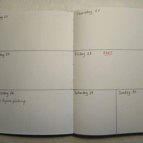 Handmade Hard Cover Journal, Lay Flat Coptic Stitch Sketchbook With a ...