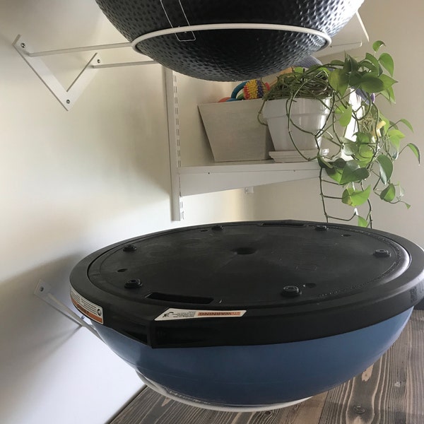 Wall Mount Yoga Ball Holder: Powder Coated Steel Exercise Ball Rack - Etsy