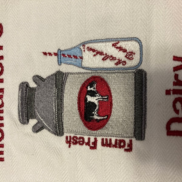Farm Fresh Milk Pail - Machine Embroidery Design, Embroidery Designs ...
