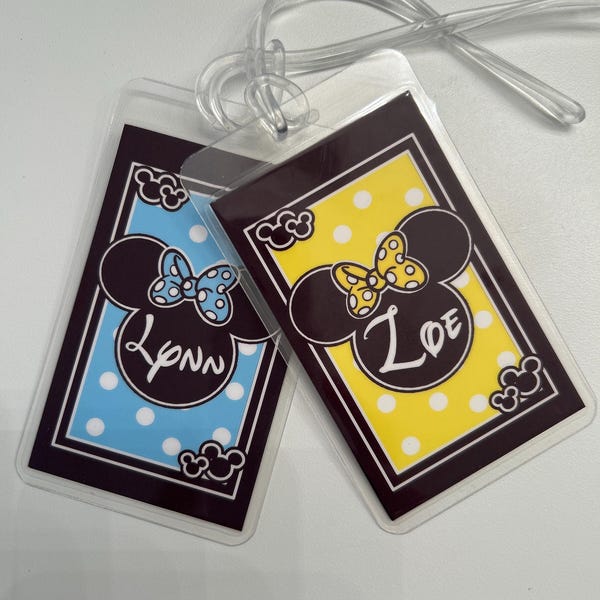 Disney Luggage Tag - LION KING SIMBA , Timon or Pumba Mickey Mouse ...