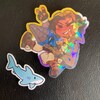 Spinosaurus Friends! - Chibi Holographic Vinyl Dinosaur Stickers - Etsy