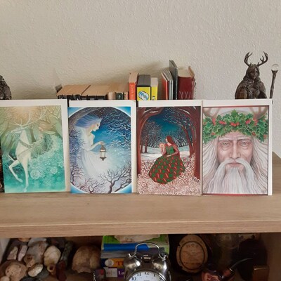 Queen of Pentacles Tarot Art 8x10 Print Pagan Mythology - Etsy