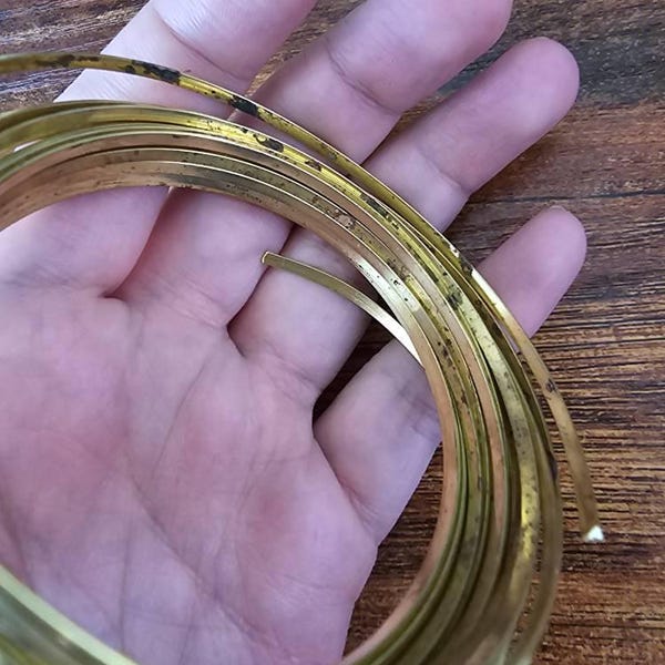 14ga. 5ft. - Copper and Brass Twisted Fancy Wire Made in USA ( Genuine ...