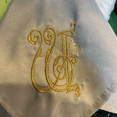 Victorian Alphabet Machine Embroidery Design Antique Monogram Letter ...