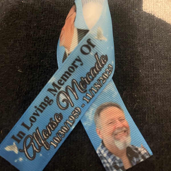 Memorial Ribbon, Personal Memorial Ribbons, Awareness Robbins, Custom ...