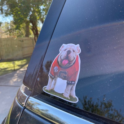 UGA Georgia Bulldogs Decal Sticker: Uga X Mascot Endzone Premium Photo ...