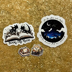 Books Are Magic Dragon Sticker Book Lover Sticker - Etsy