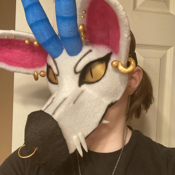 Custom Animal Mask Commission | Handmade Realistic Faux Fur Mask ...