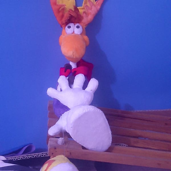 Rayman From the Series Rayman Plush Toy 11.1" (28 Cm) Handmade Soft Toy ...