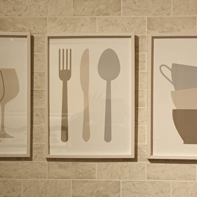 Kitchen Wall Art Prints, Set of 3 Prints, Neutral Kitchen Prints ...