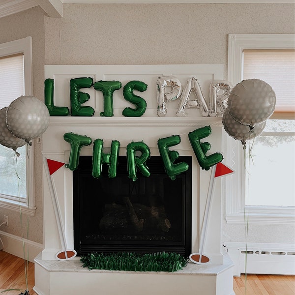 Golf Party || Cut Outs for Backdrop Golf Club Golf Cart || Golf Party ...