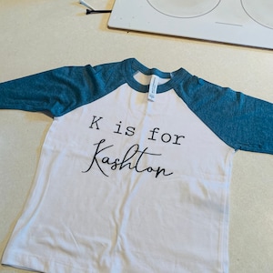 Personalized Toddler Shirt Cute Custom Shirt Name Shirt Boy Kids Name ...