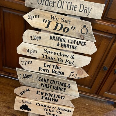 Personalised Hot Tub Signs. Hand Made Reclaimed Timber Sign With 4 ...