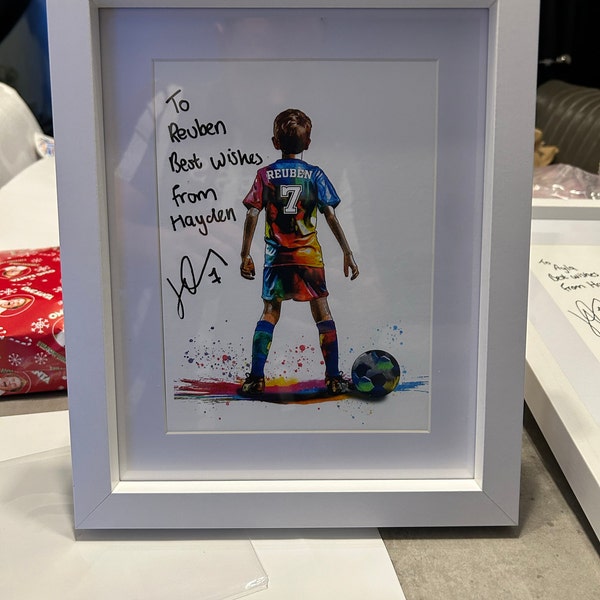 Personalised Rugby Player Gift Rugby Gifts for Boys Rugby Wall Art ...