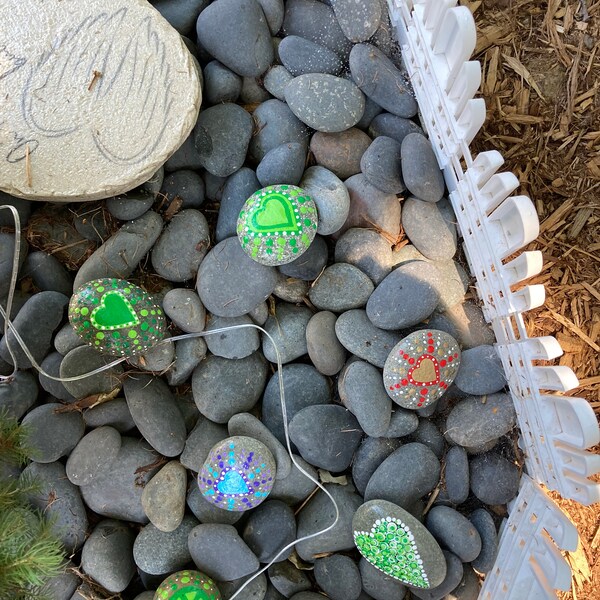 Custom Peace Rocks ~ Set of 2 - Etsy