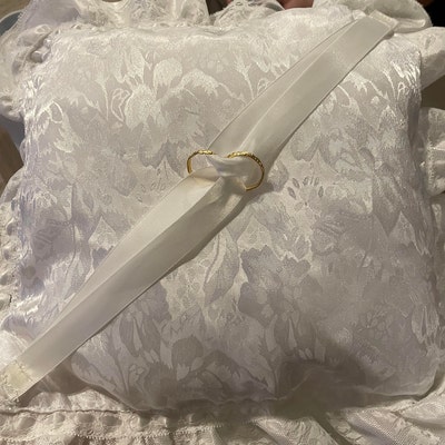 Wedding Ring Pillow, Ring Bearer Box Pillow, Mini Ring Pillow, Rustic ...