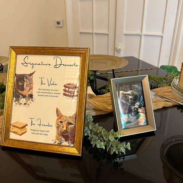 Cat Signature Drink Sign, Dog Signature Drink, Cat Signature Cocktails ...