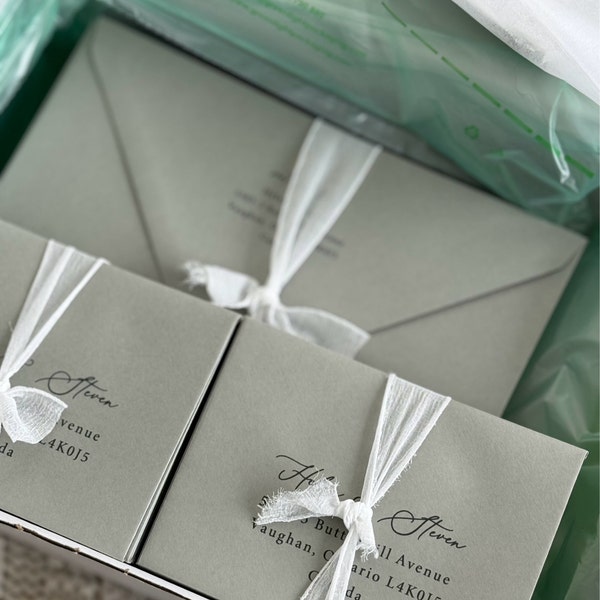 Premium Jet Black Envelopes Luxury 135gsm C5/A5, 5x7, C6/A6, C7/A7, DL ...