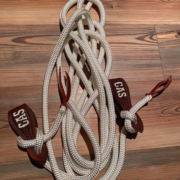 Mecate Reins & Slobber Straps - Custom Made to Order With Personalized ...